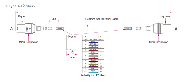 12 Fiber MTP/MPO Fiber Optic Patch Cables | MPOfibers.com