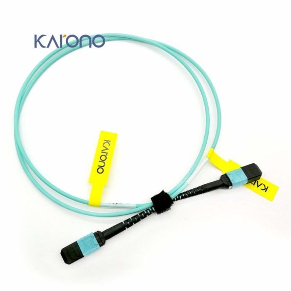 33ft MTP/MPO 24-Fiber 10-40GB 50/125 OM3 Multi-mode Fiber Optic Patch ...