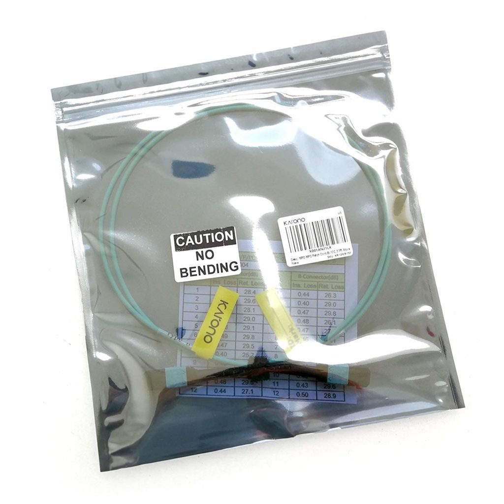 16.5ft MTP/MPO 32-Fiber 400G 50/125 OM3 Multi-mode Fiber Optic Patch ...