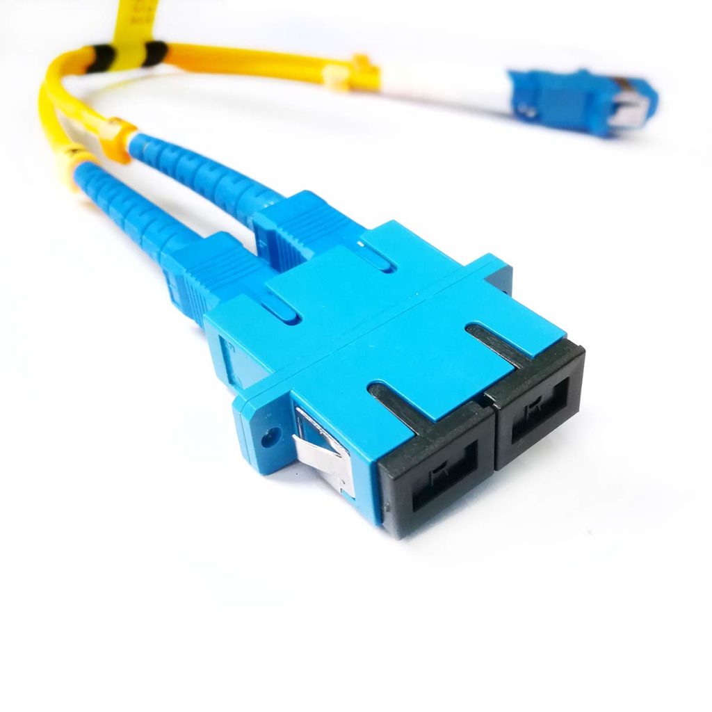 Fiber Optic Adapter, Karono LC to SC On-line Adapter Cable, Male & Female Mutual Transfer ...