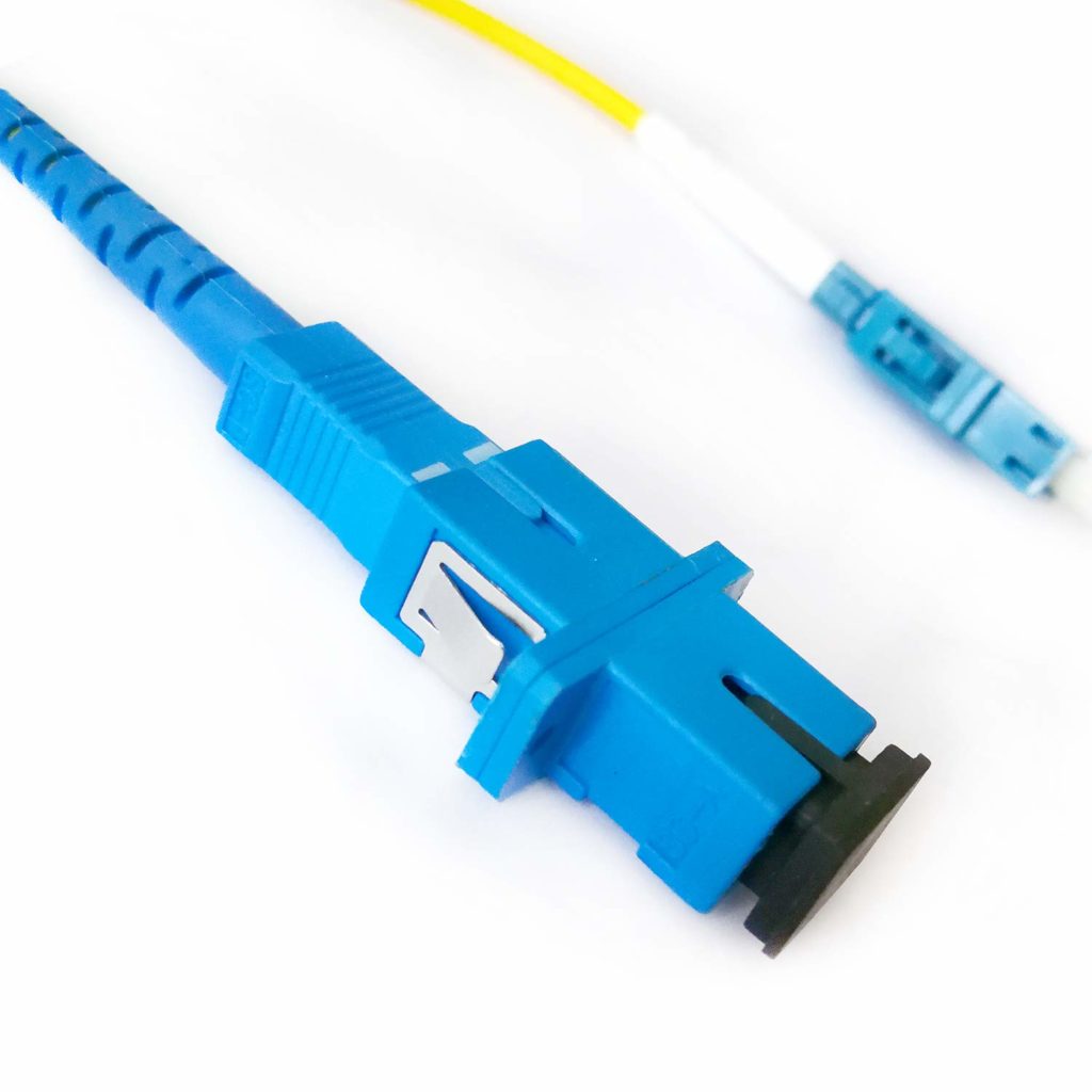 Fiber Optic Adapter, LC to SC On-line Transfer Adapter Cable, Male ...
