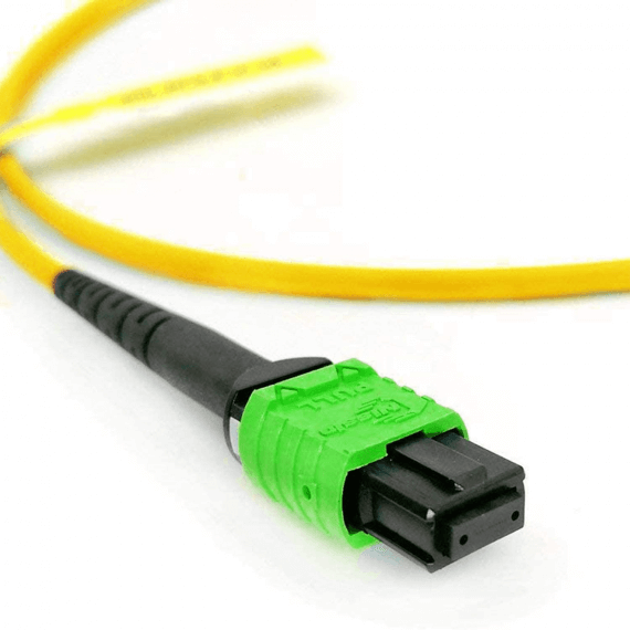 Karono MTP/MPO to MPO (APC) Singlemode SMF Fiber Patch Cable, Female to Female 8 Fiber LSZH MPO ...